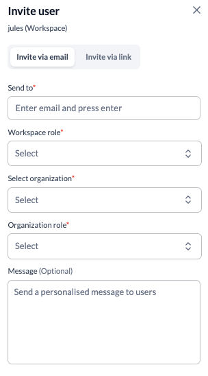 How do I invite people to my fileAI Workspace?
